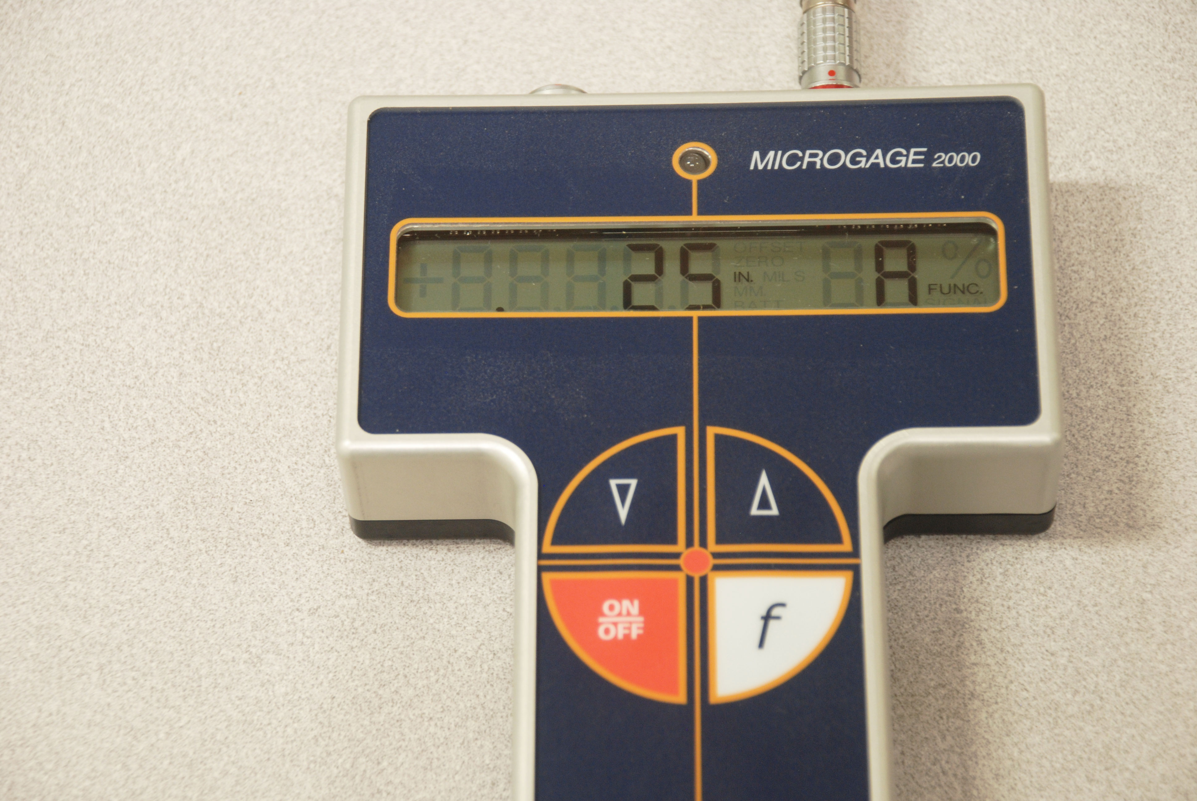 microgage-2000-averaging-screen | Pinpoint Laser Systems