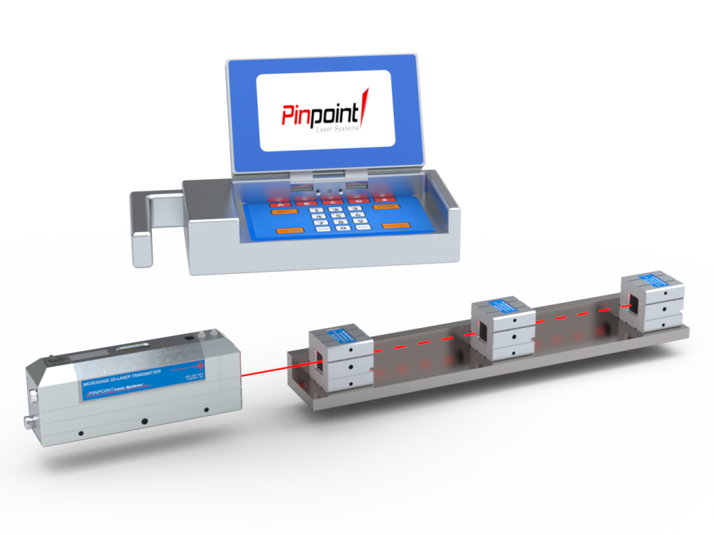 2D Straightness Render | Pinpoint Laser Systems