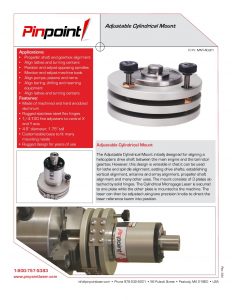 Adjustable Cylindrical Mount | Pinpoint Laser Systems