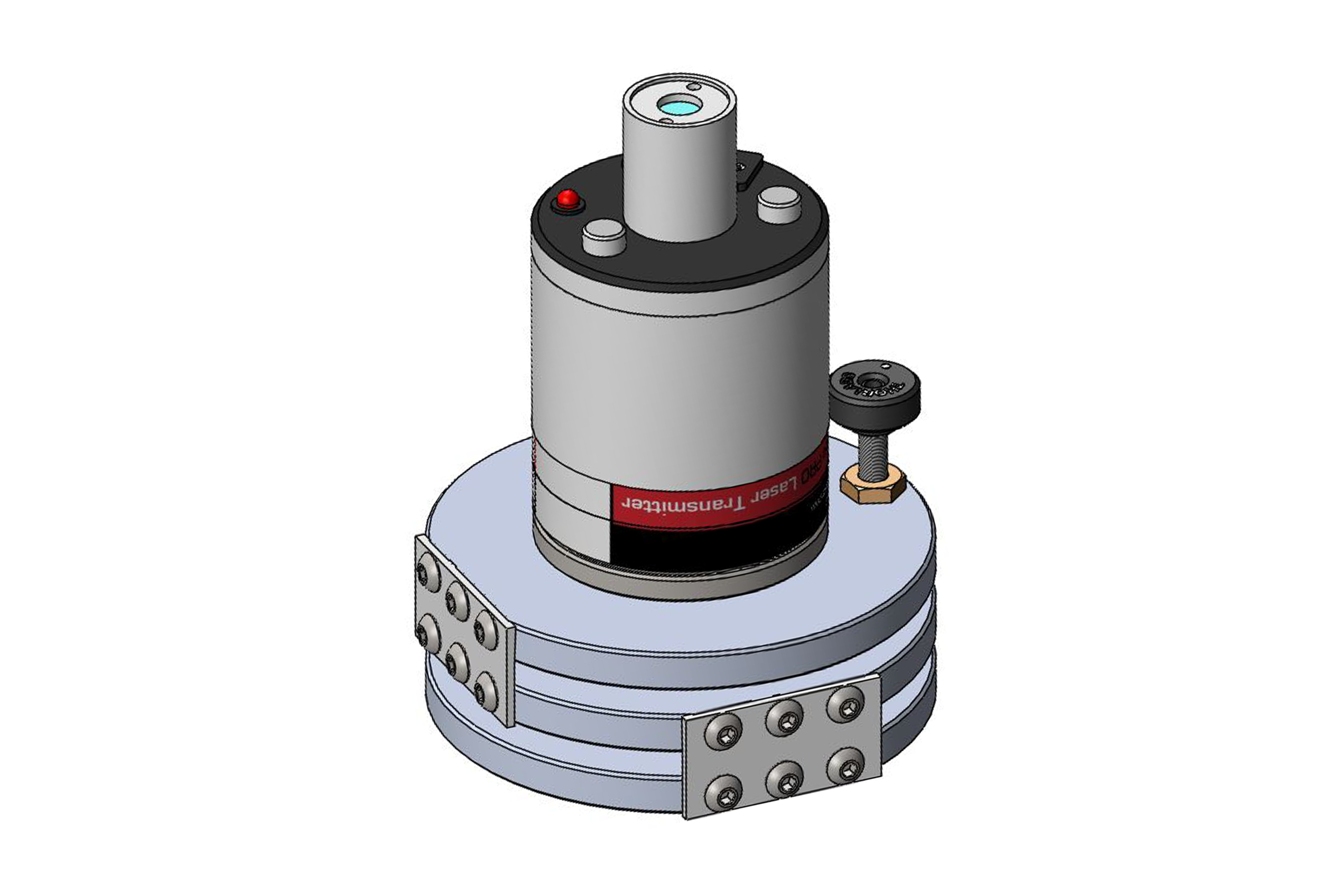 Adjustable Cylindrical Mount Cad 6 | Pinpoint Laser Systems