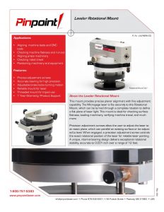 Leveler Rotational Mount | Pinpoint Laser Systems