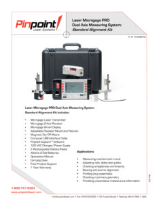 Pinpoint Laser Microgage PRO Standard Kit – Wired | Pinpoint Laser Systems