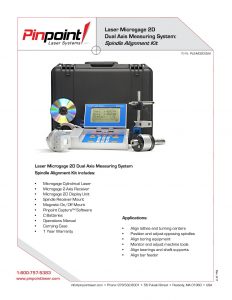 Pinpoint-Microgage-2D-Spindle-Alignment-Kit | Pinpoint Laser Systems