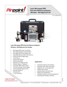 Pinpoint-Microgage-PRO-Wireless-Roll-Alignment-Kit | Pinpoint Laser Systems