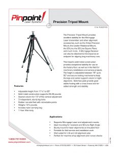 Pinpoint-Precision-Tripod Mount | Pinpoint Laser Systems