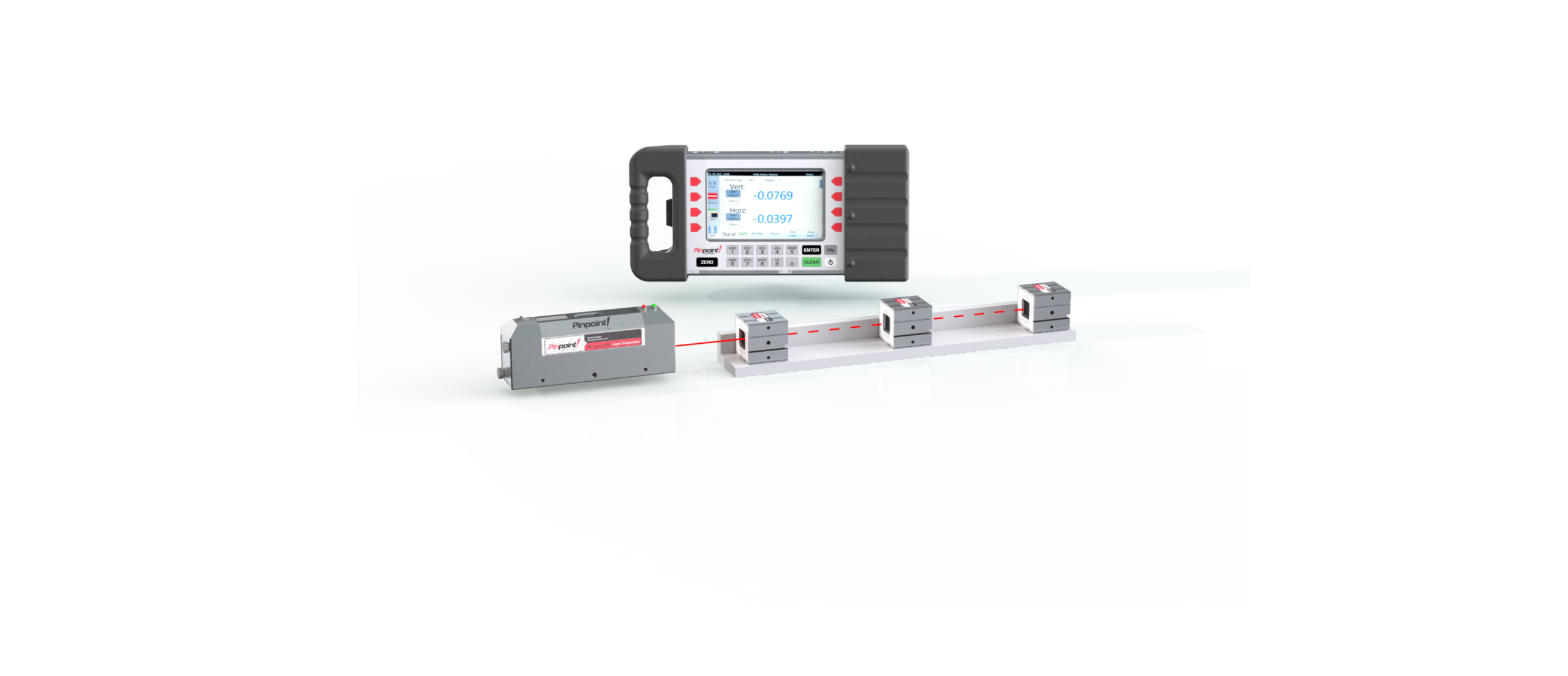 Render – Straightness 2022-08-25 | Pinpoint Laser Systems
