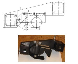 Shaft Sections Positioned with Receiver | Pinpoint Laser Systems