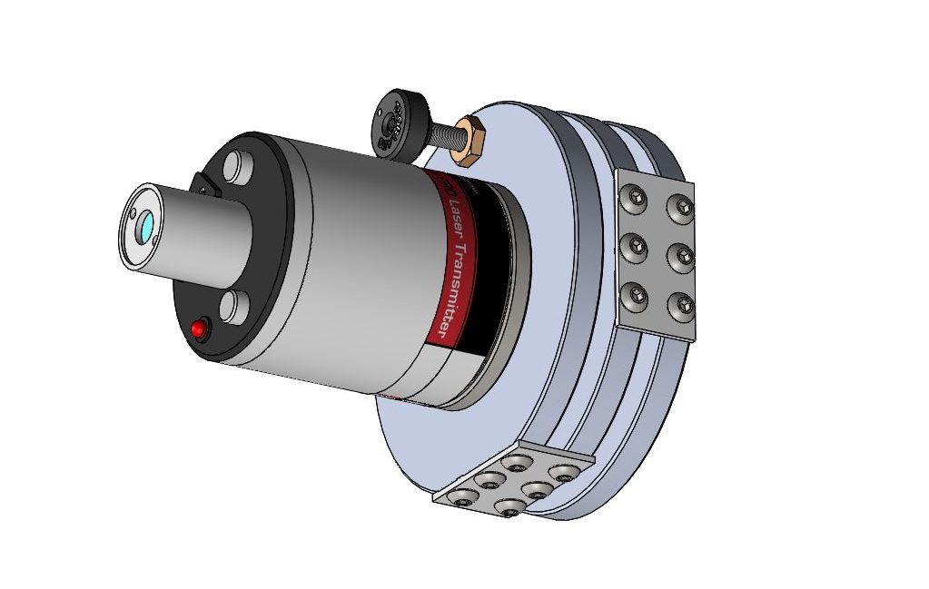 Adjustable Cylindrical Mount Cad 3 | Pinpoint Laser Systems