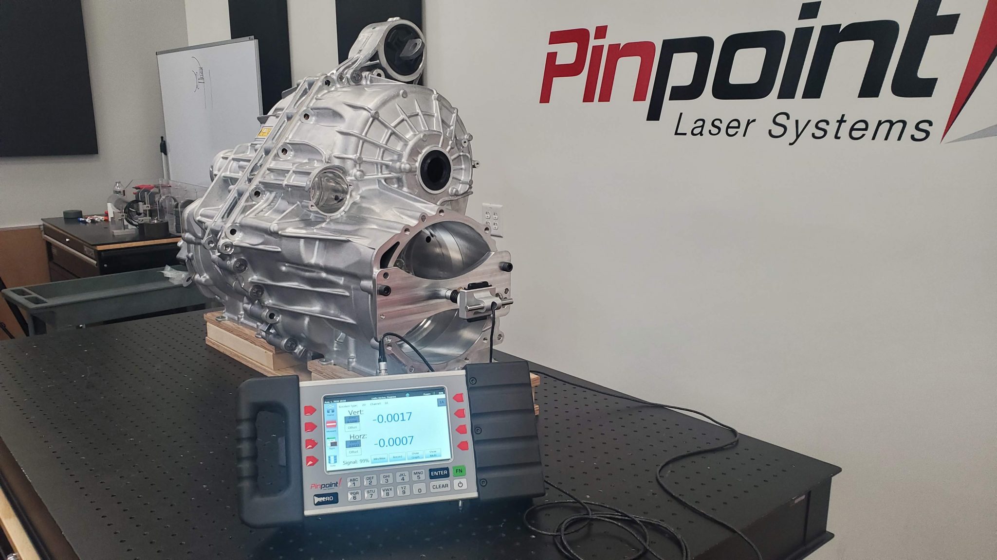 Electric Motor Gearbox Laser Alignment