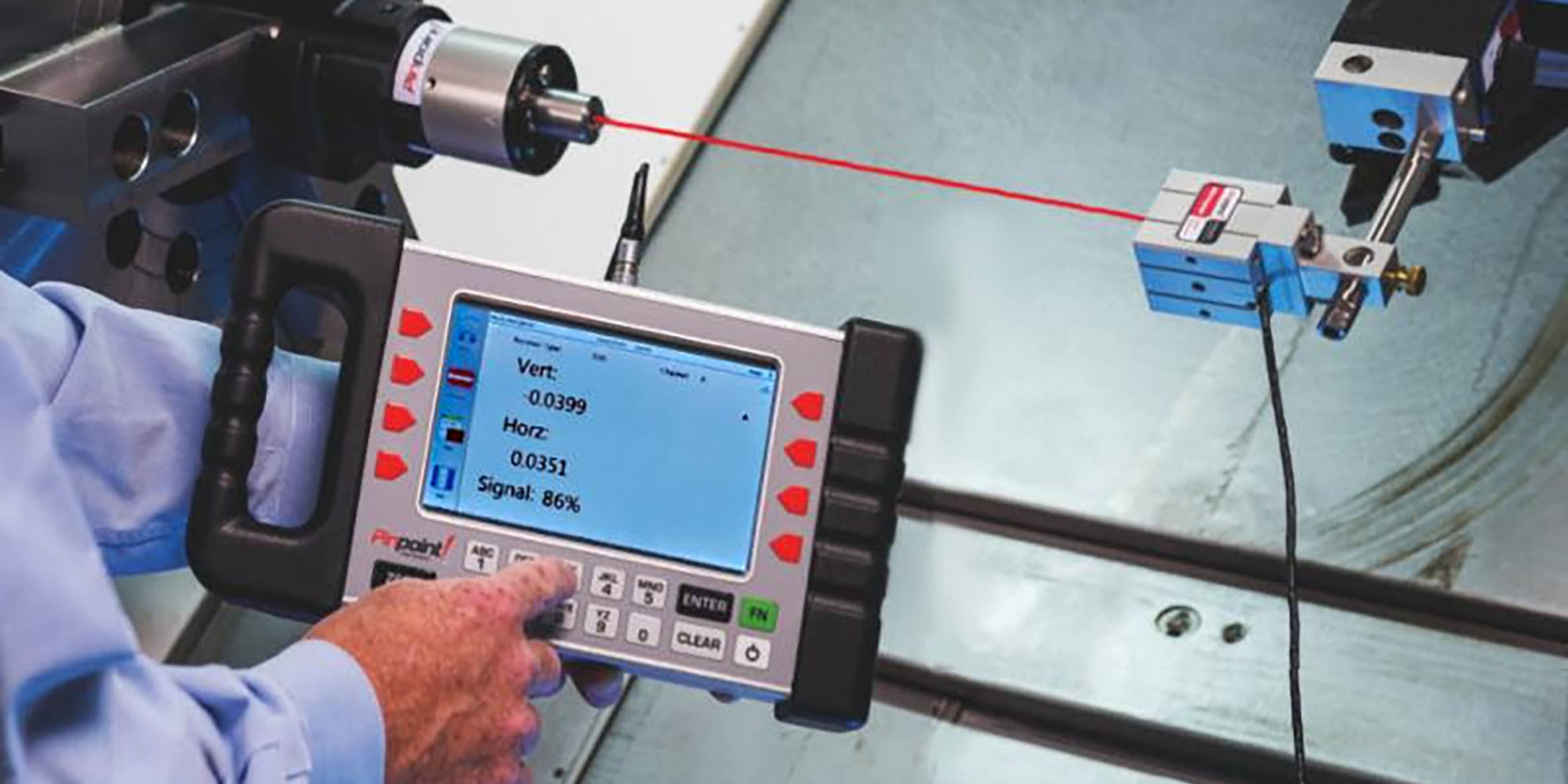 Pinpoint Microgage PRO (wide view). | Pinpoint Laser Systems