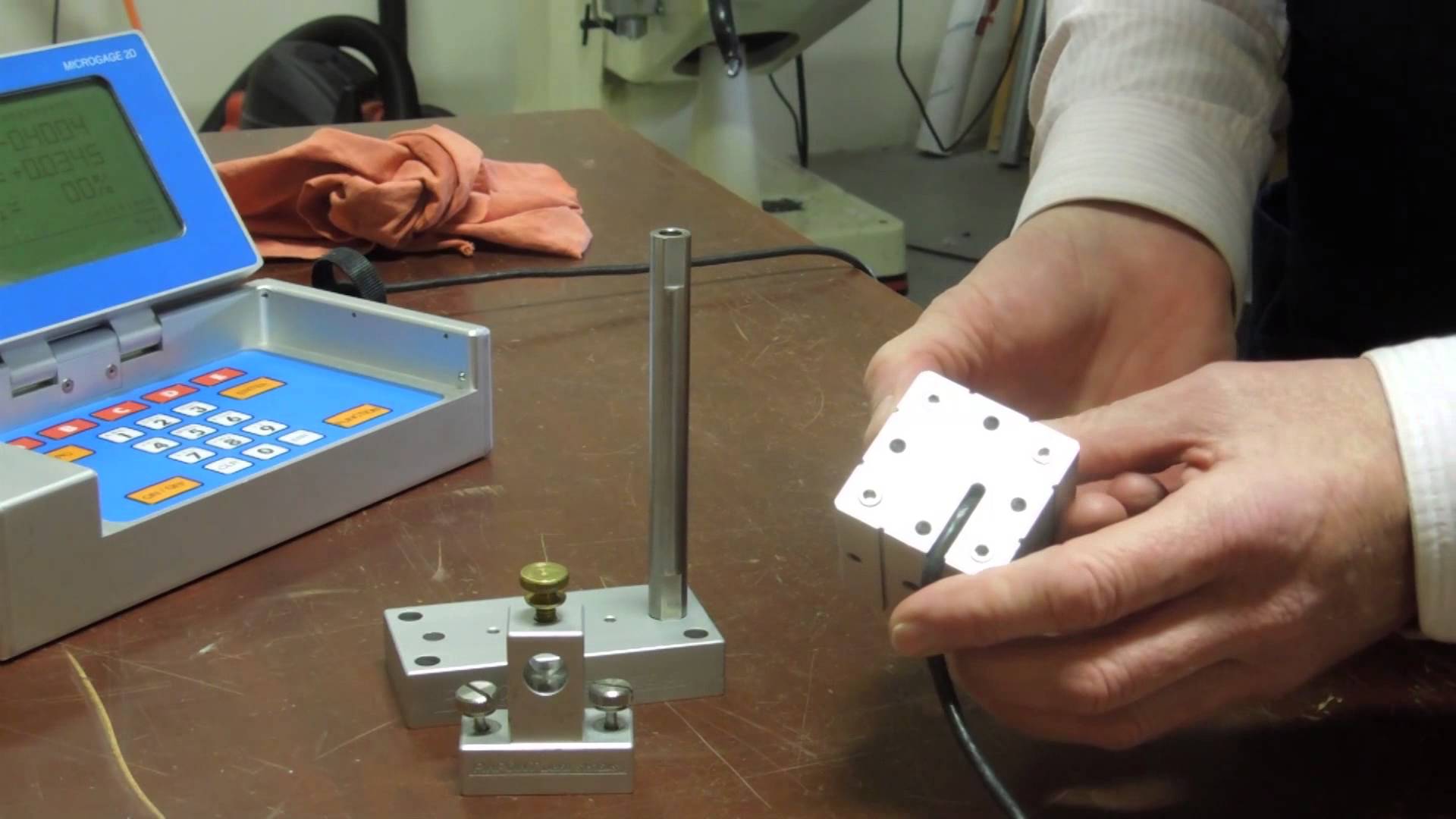 video-microgage-adjustable-mount | Pinpoint Laser Systems